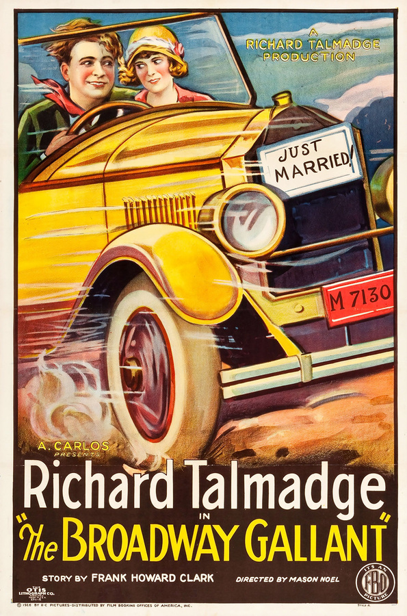 Cinema Poster 1920s Poster for The Broadway G by TOPARTGALLERY Wall Art