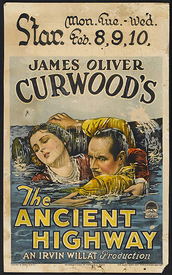 Cinema Poster 1920s The Ancient Highway by TOPARTGALLERY Wall Art