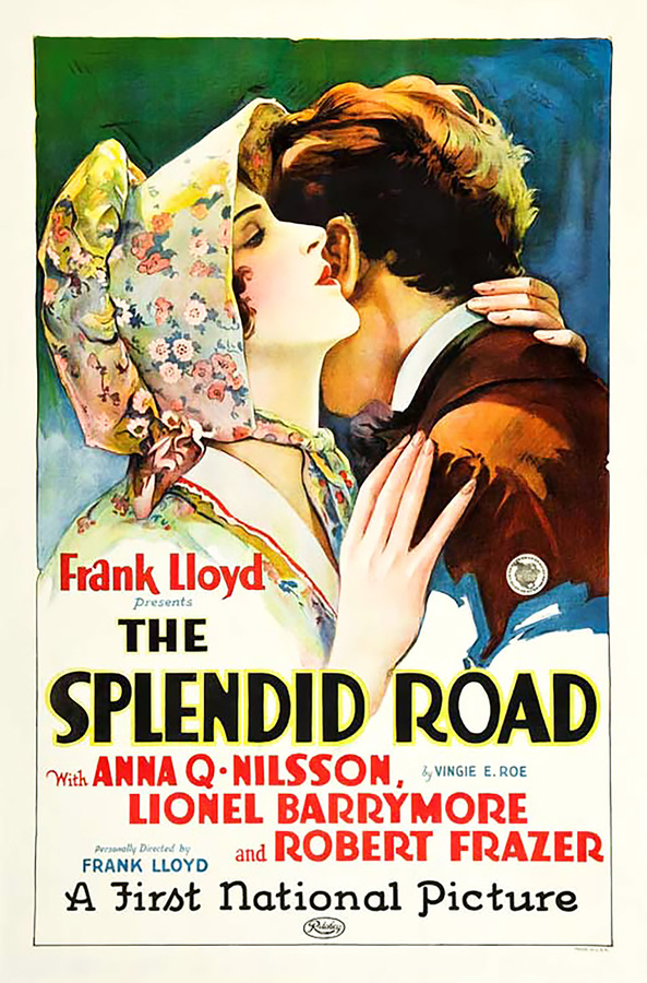 Cinema Poster 1920s The Splendid Road poster by TOPARTGALLERY Wall Art