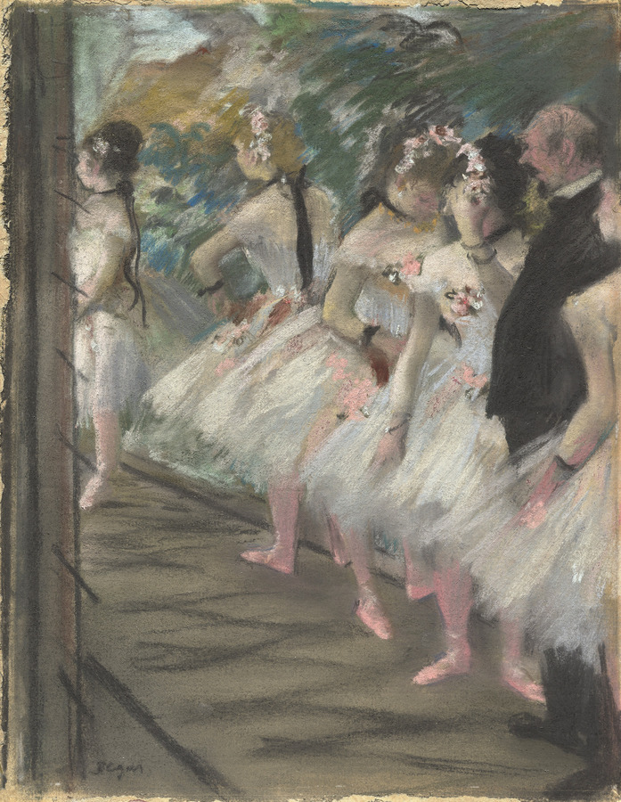 Edgar Degas 1834 1917 The Ballet 1880 by TOPARTGALLERY Wall Art