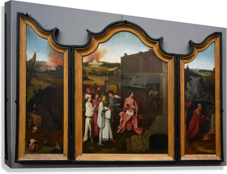 Hieronymus Bosch 1450 1516 Job Bosch Groningen Triptych ca 1500 with ...