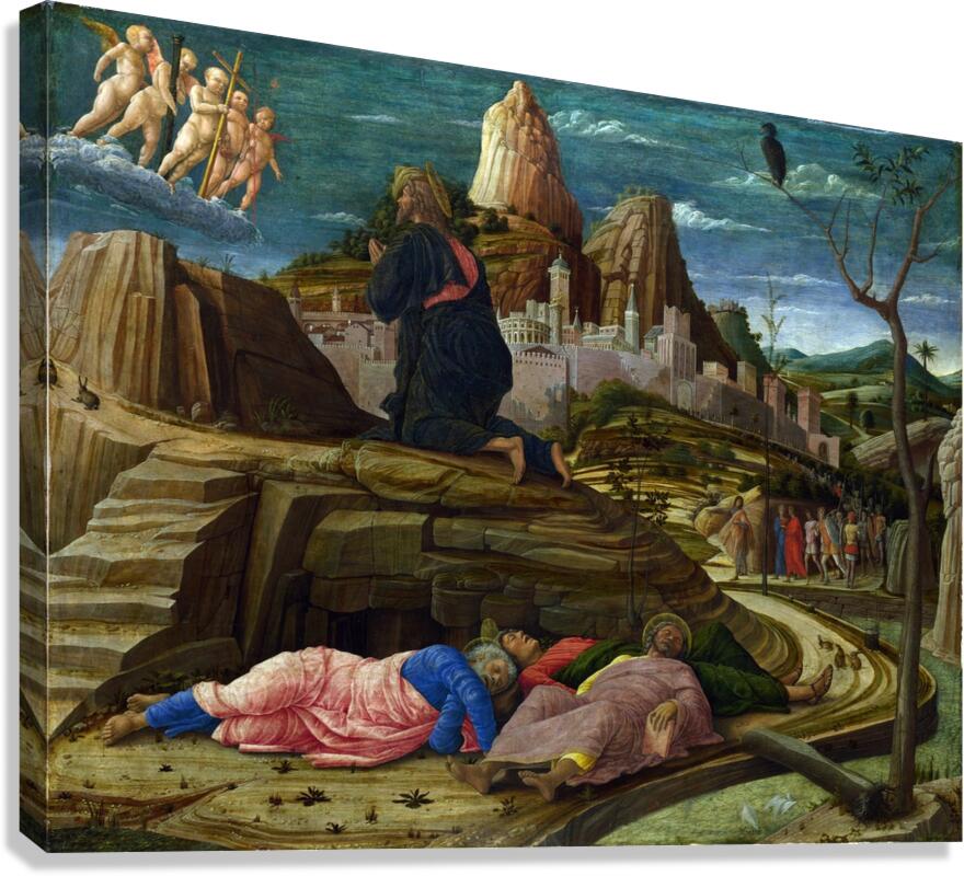 Andrea Mantegna The Agony in the Garden by TOPARTGALLERY Wall Art