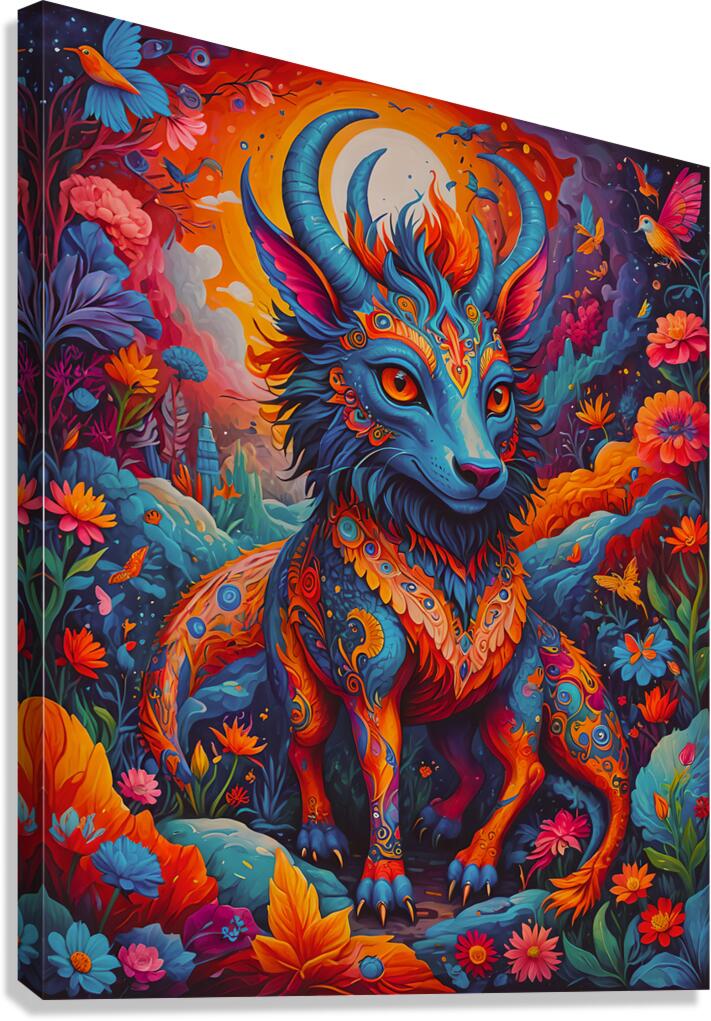AI art Mexican Folk Art the art of Oaxacan alebrijes 2 by TOPARTGALLERY ...