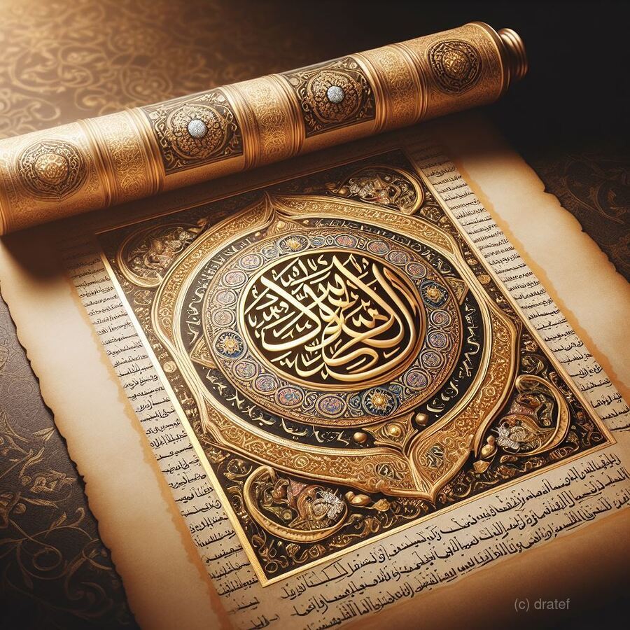 Ancient Calligraphy by dratef Wall Art