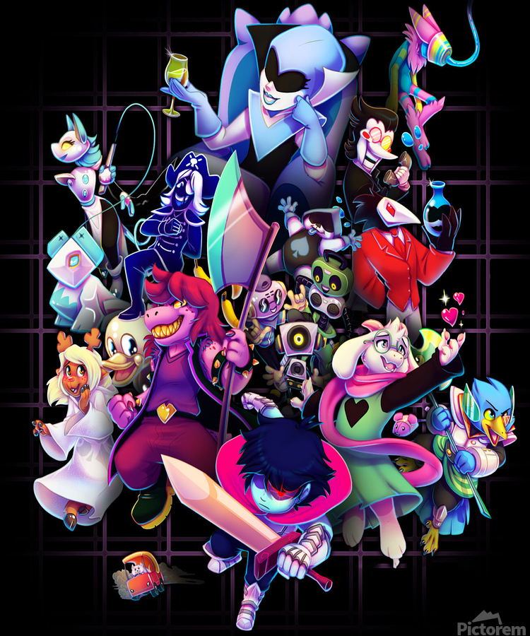 Undertale by JanJBaecker Wall Art