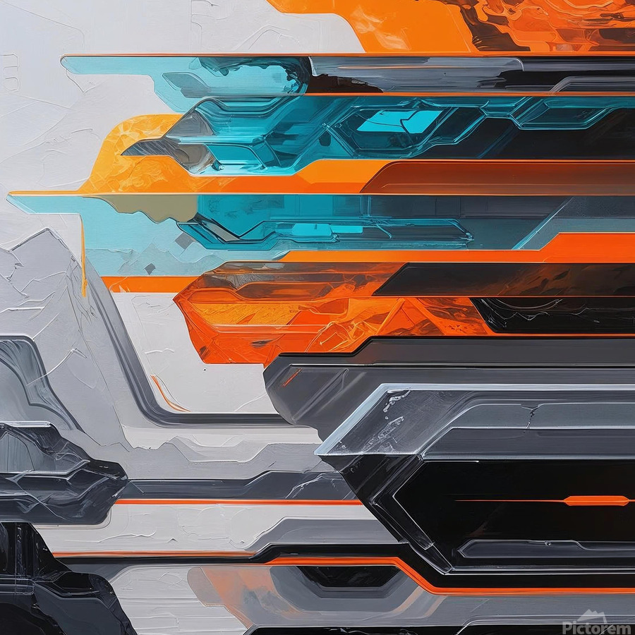 Abstract Future 2 by Ideation Gallery Wall Art