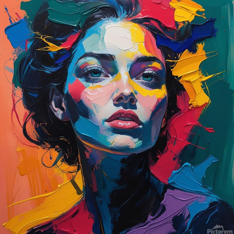Lady In Color 1 by Ideation Gallery Wall Art