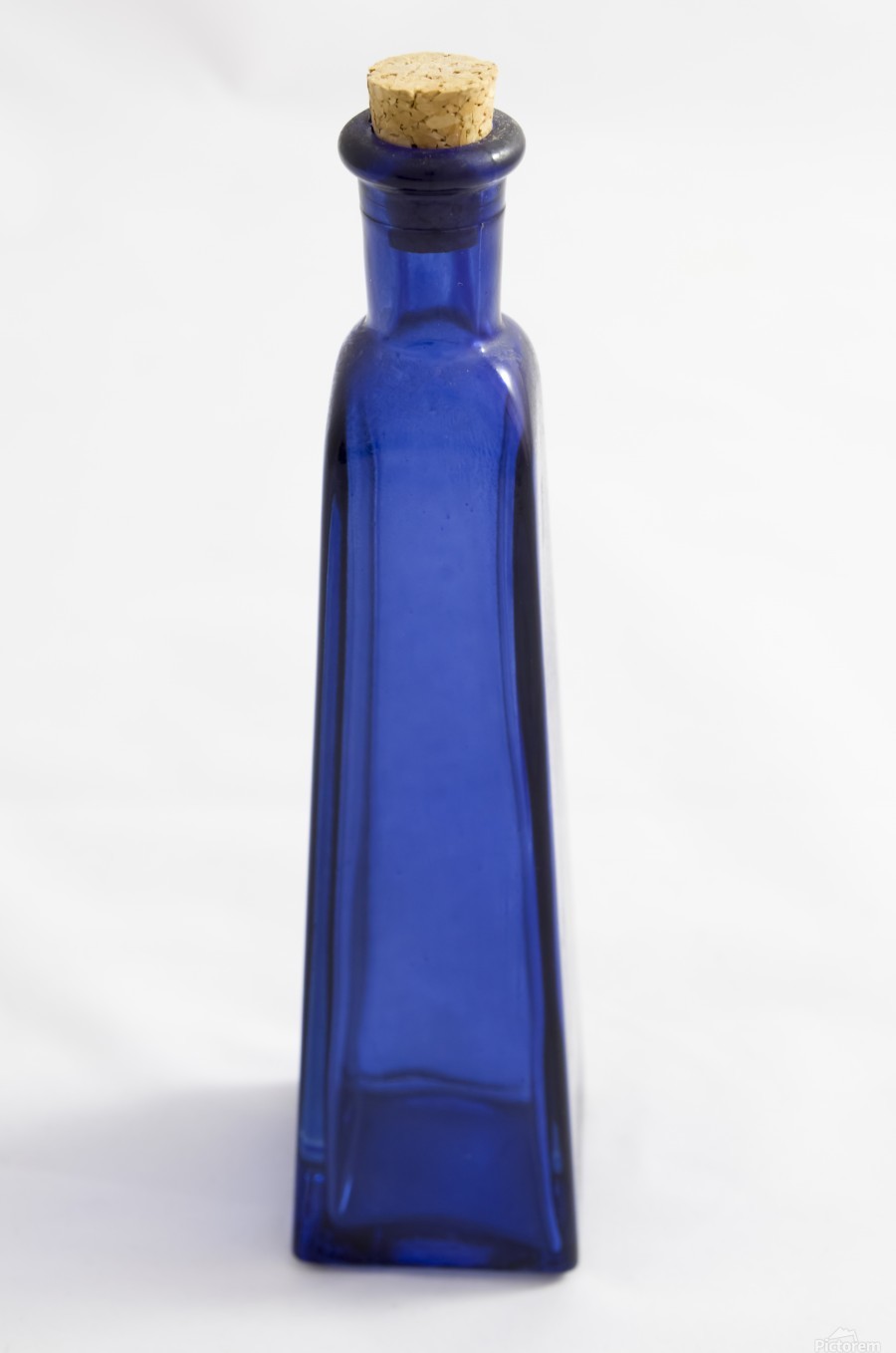 Antique Blown Blue Glass bottle 4 by Bob Corson Wall Art