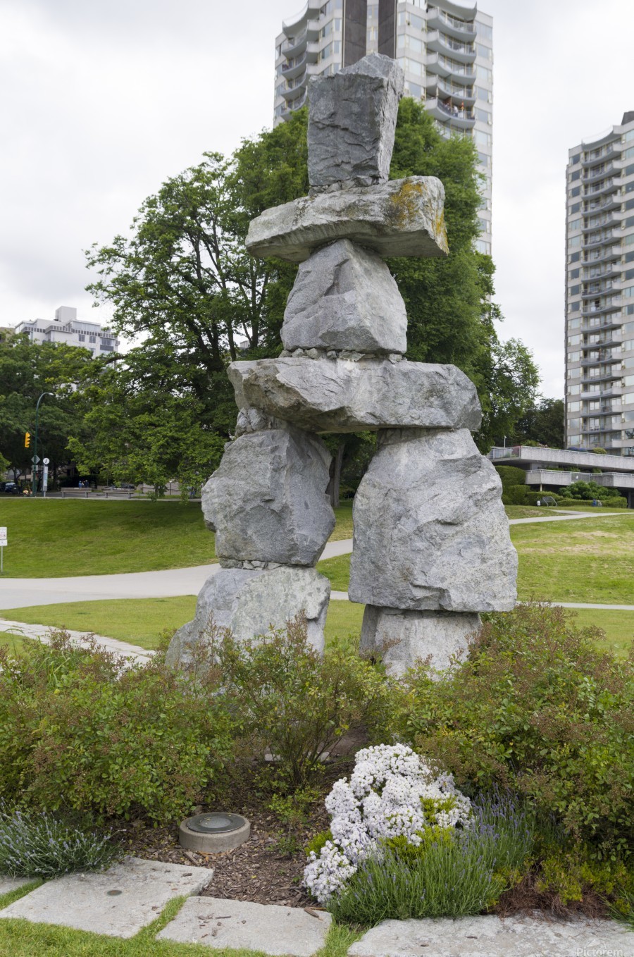 Large Inukshuk from Rankin Inlet by Bob Corson Wall Art