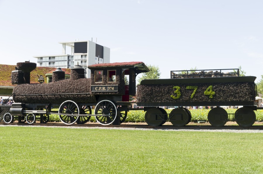 CPR train 374 by Bob Corson Wall Art
