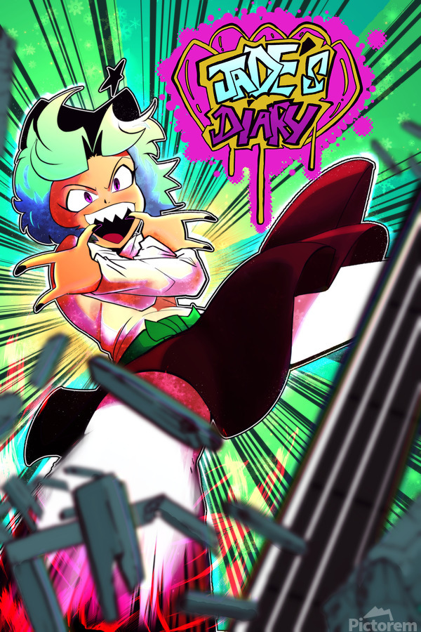 JADE IS THE BEST by Dslick Wall Art