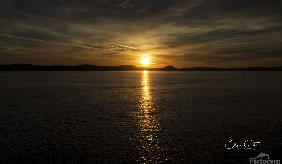 Sunset on Digby Island by Edward Finlay Wall Art