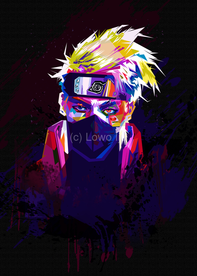 Kakashi Hatake by Lowo Ijo Wall Art