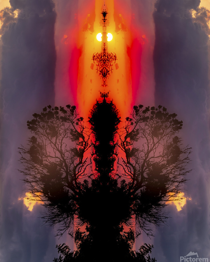 Flame of Symmetry – Vertical Inferno Composition by Murat ...