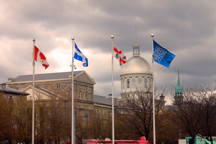 Flags of Montreal by Gods Eye Candy Wall Art
