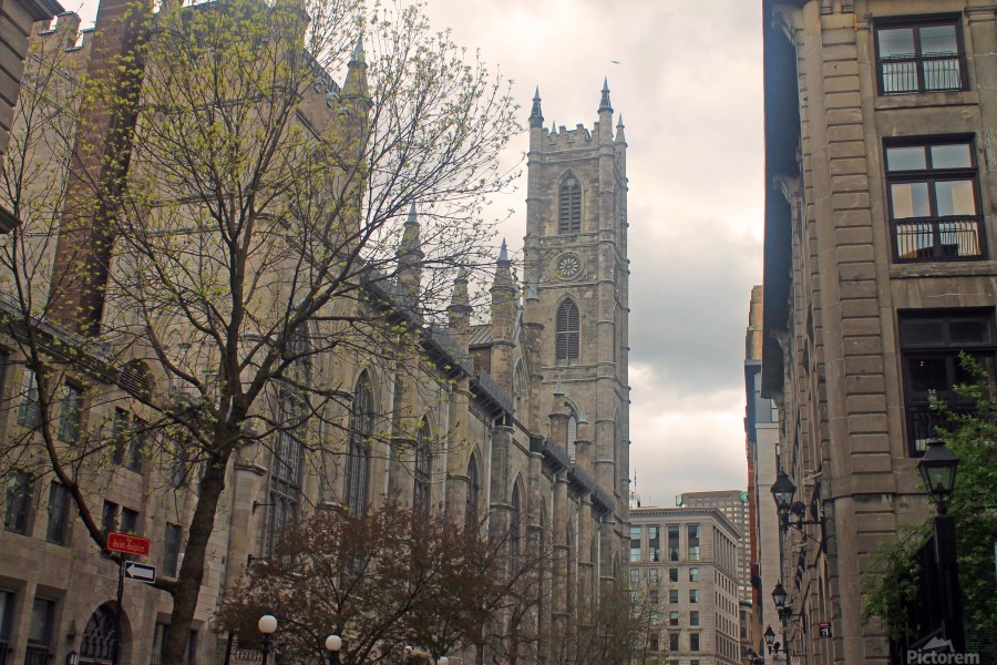 Basilique Notre-Dame de Montreal by Gods Eye Candy Wall Art