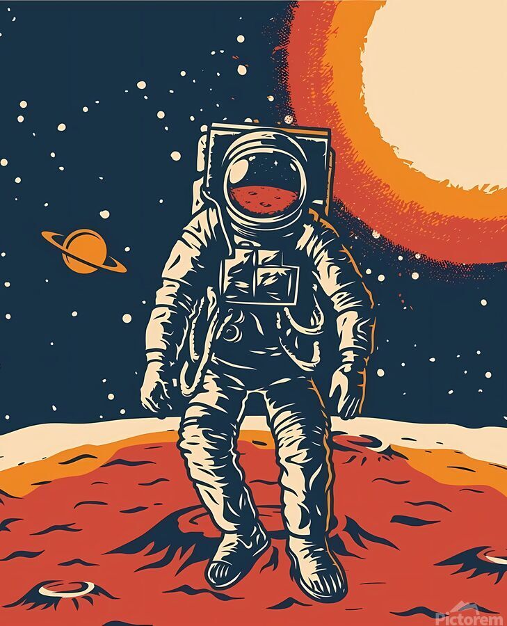 astronaut poster