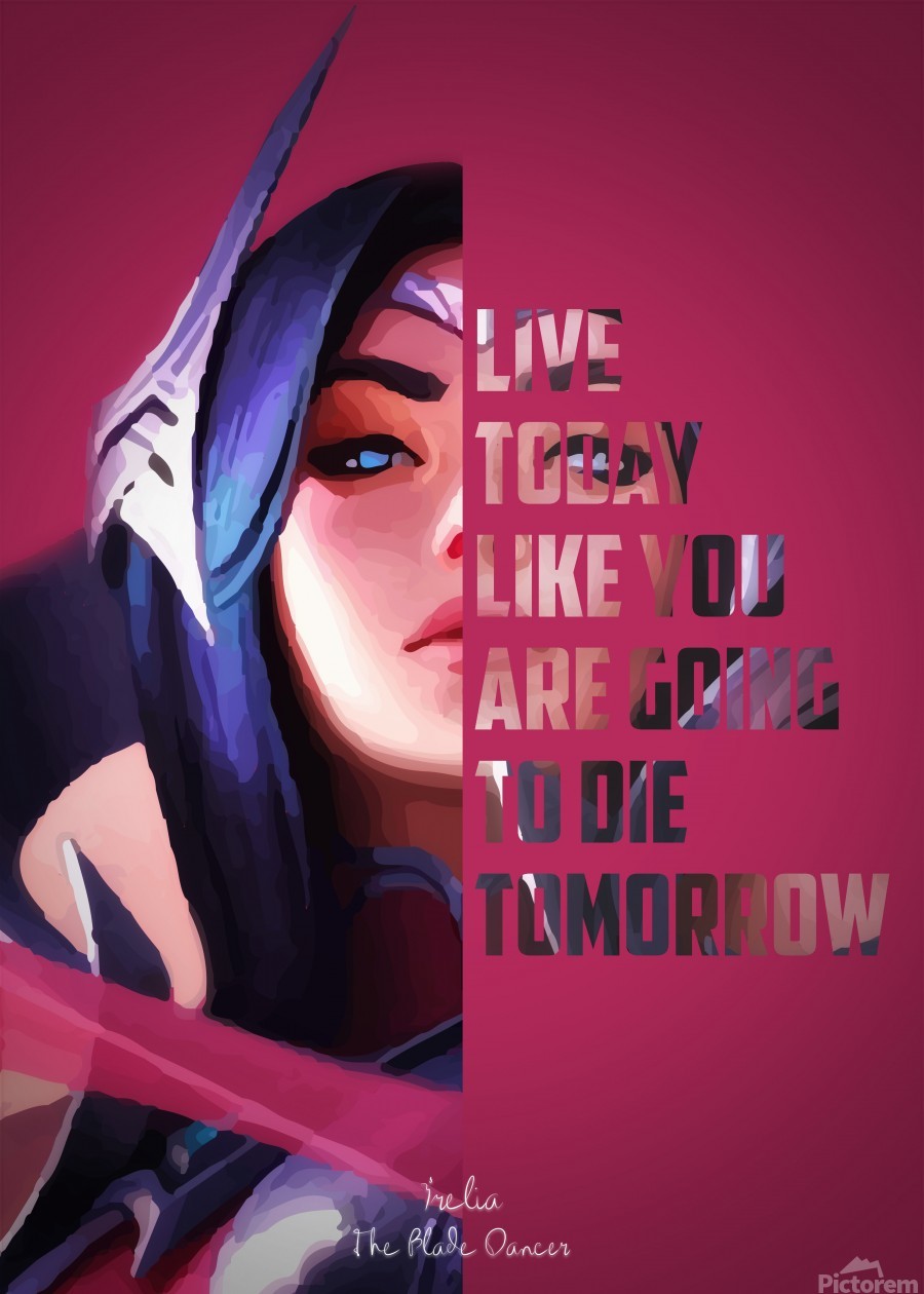 LoL Irelia The Blade Dancer by Aasbah Wall Art