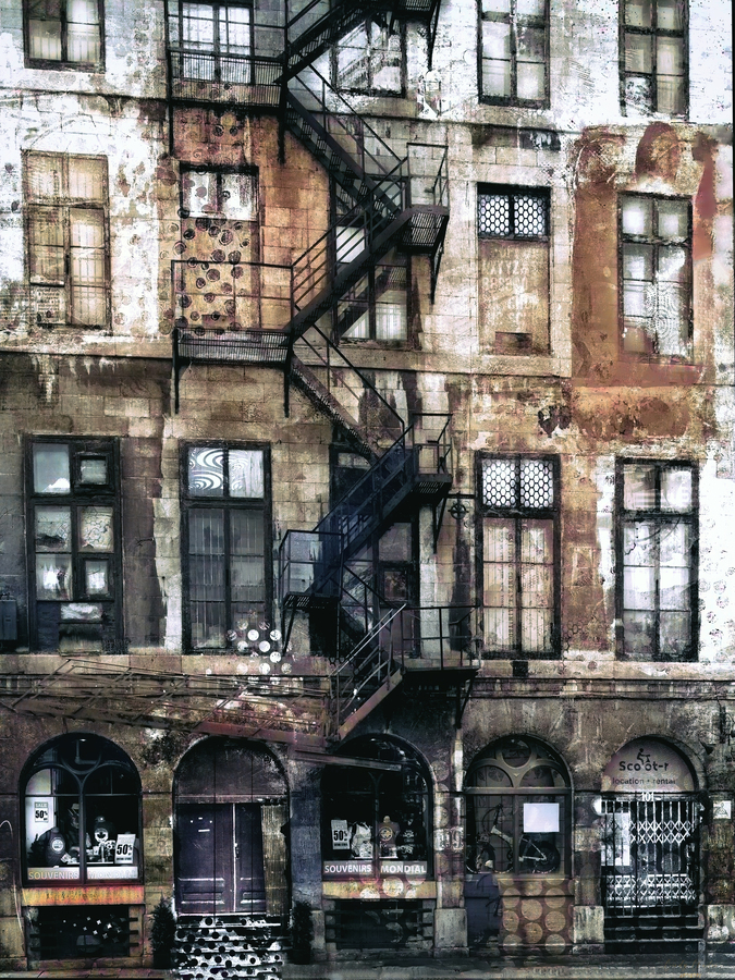 Montreal Stairs by Cindy Charles Wall Art