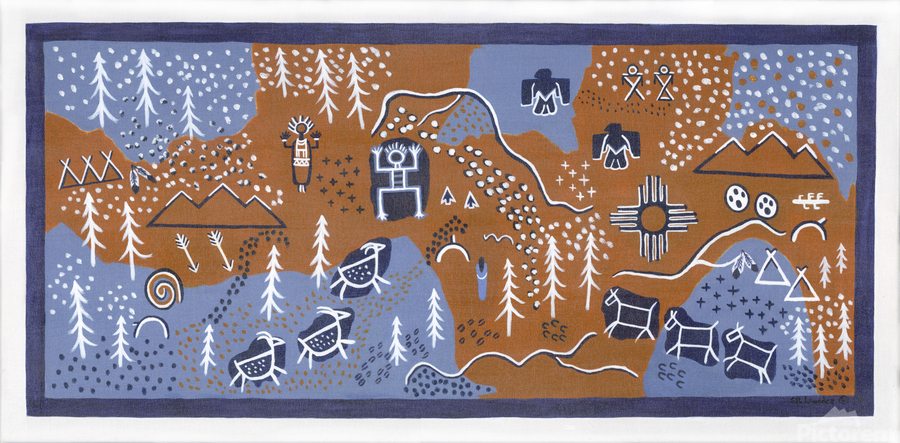 Tribal Art by Susan Rook Lundell Wall Art