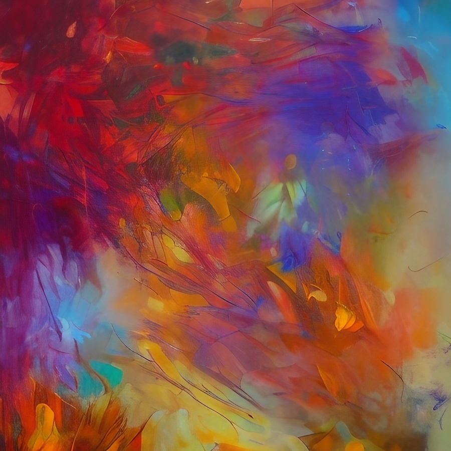 Lost. Abstract. by The Artful Mane Wall Art