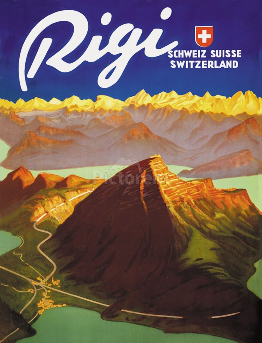 Rigi by vintagesupreme Wall Art