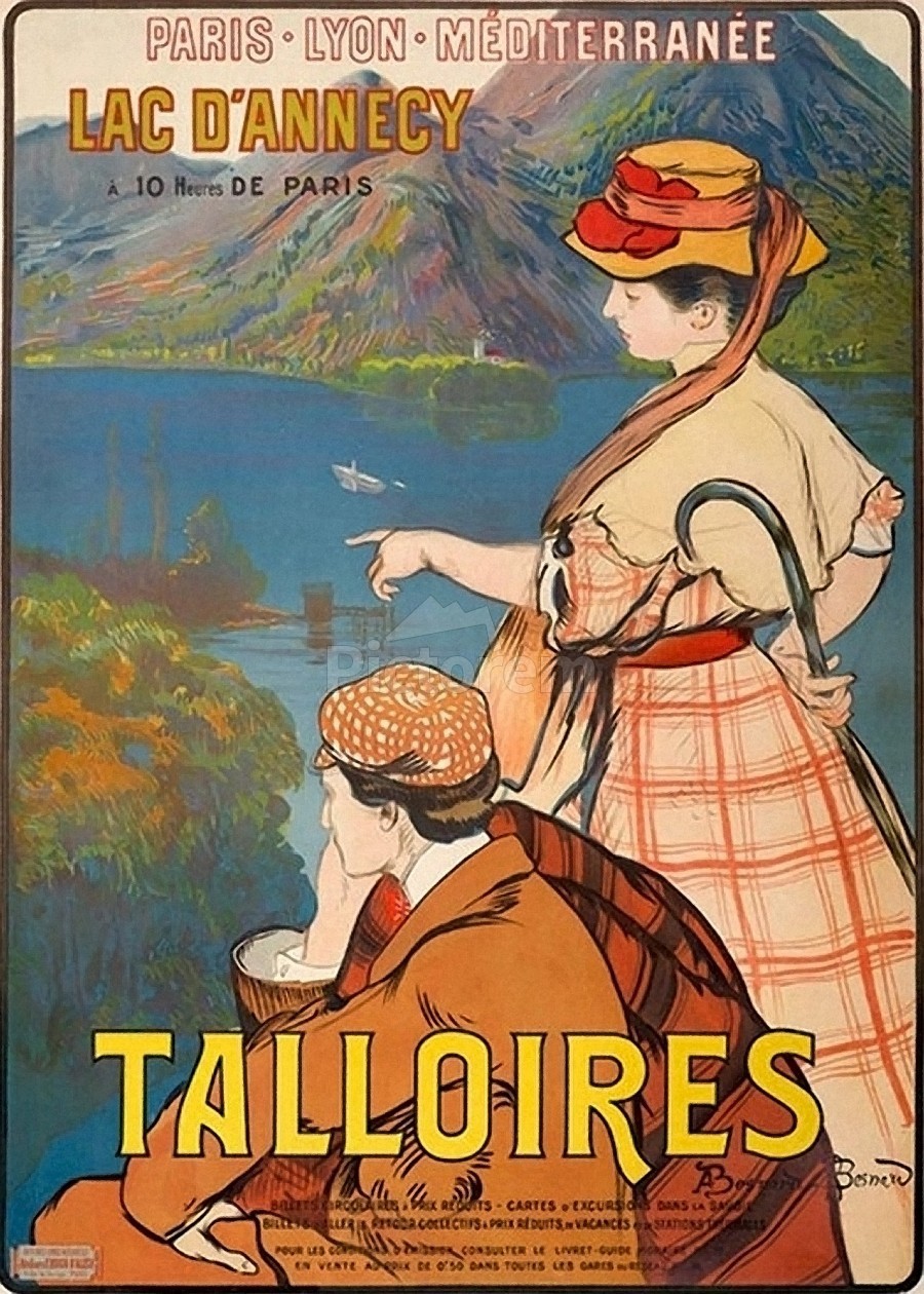 Talloires by vintagesupreme Wall Art