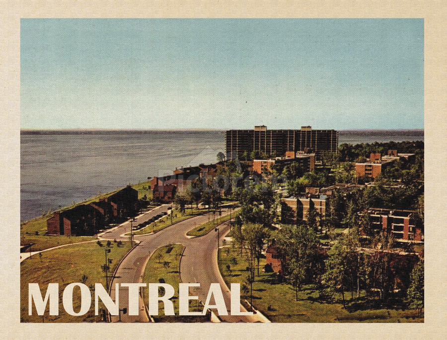 Montreal by vintagesupreme Wall Art