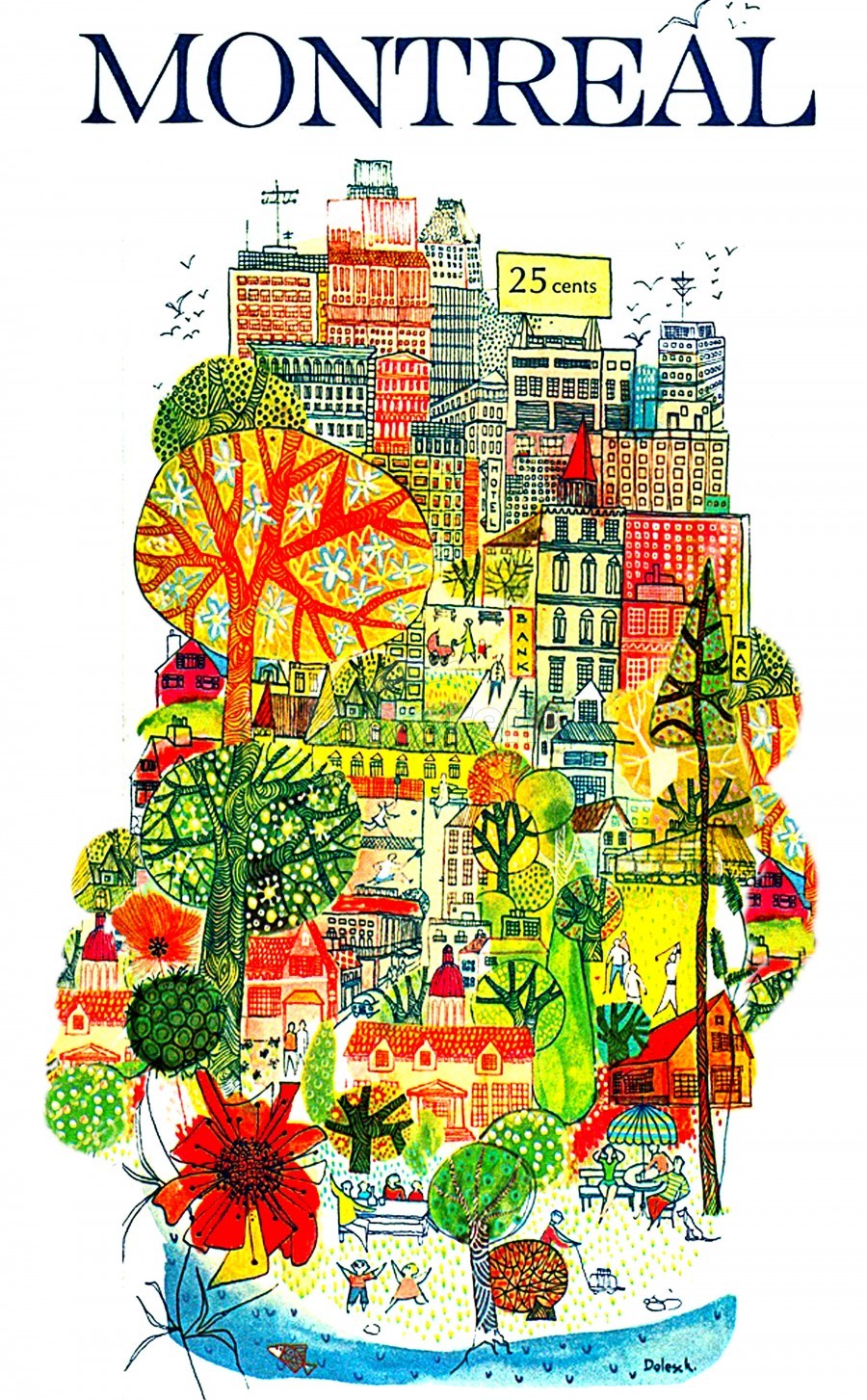 Montreal by vintagesupreme Wall Art