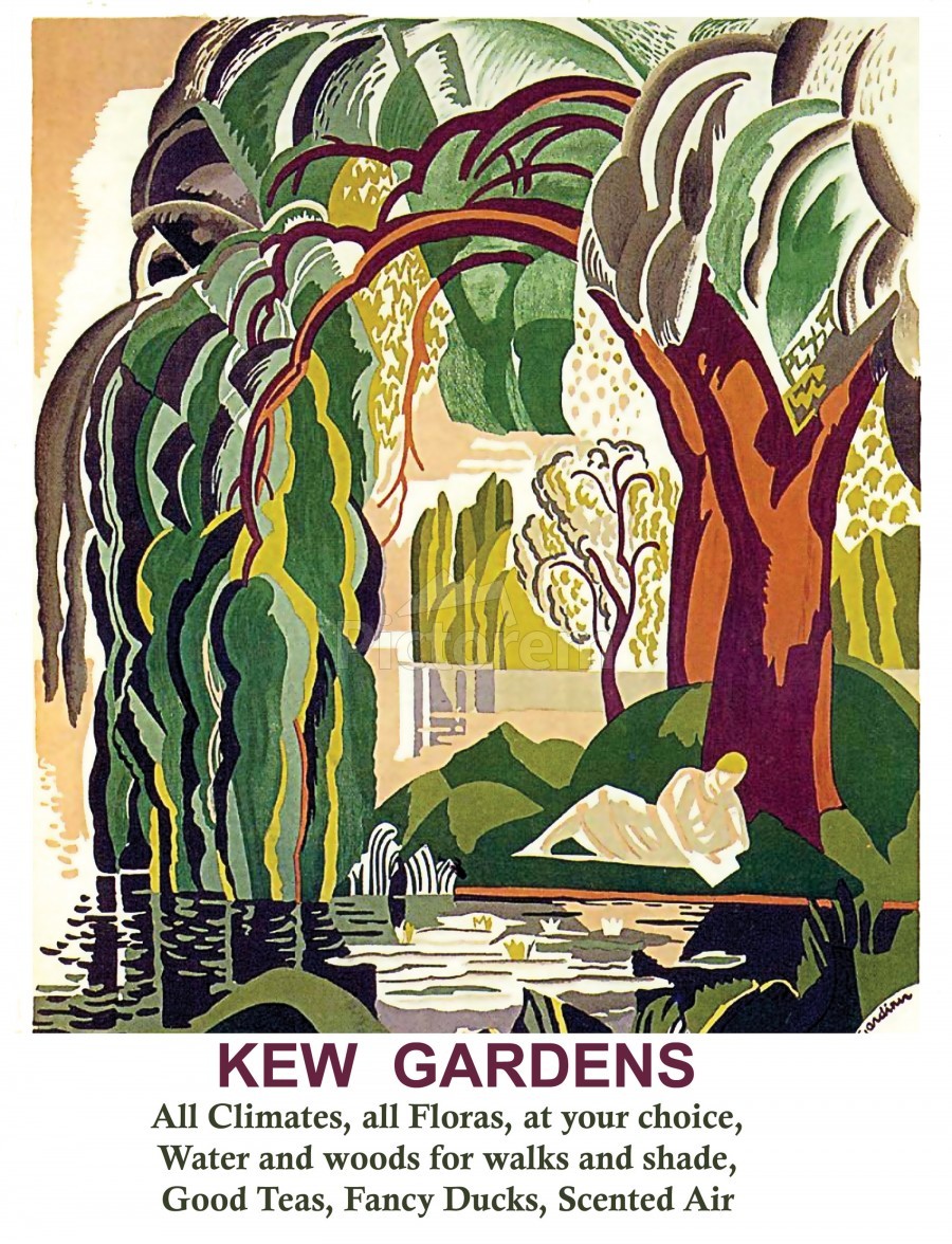 Kew Gardens by vintagesupreme Wall Art