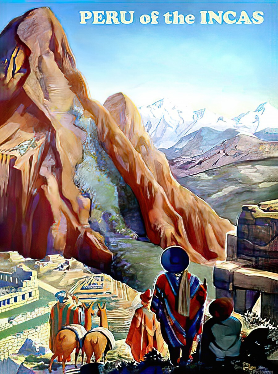 Peru of the Incas by vintagesupreme Wall Art