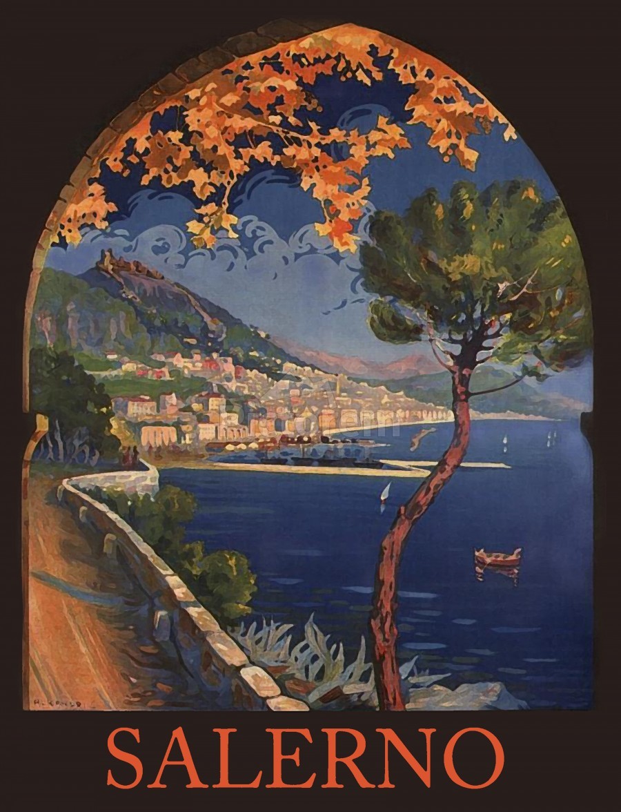 Salerno by vintagesupreme Wall Art