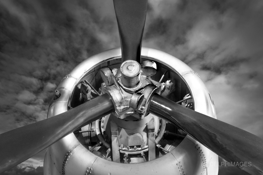 Propeller plane war torpedo bomber by DELPHIMAGES Wall Art