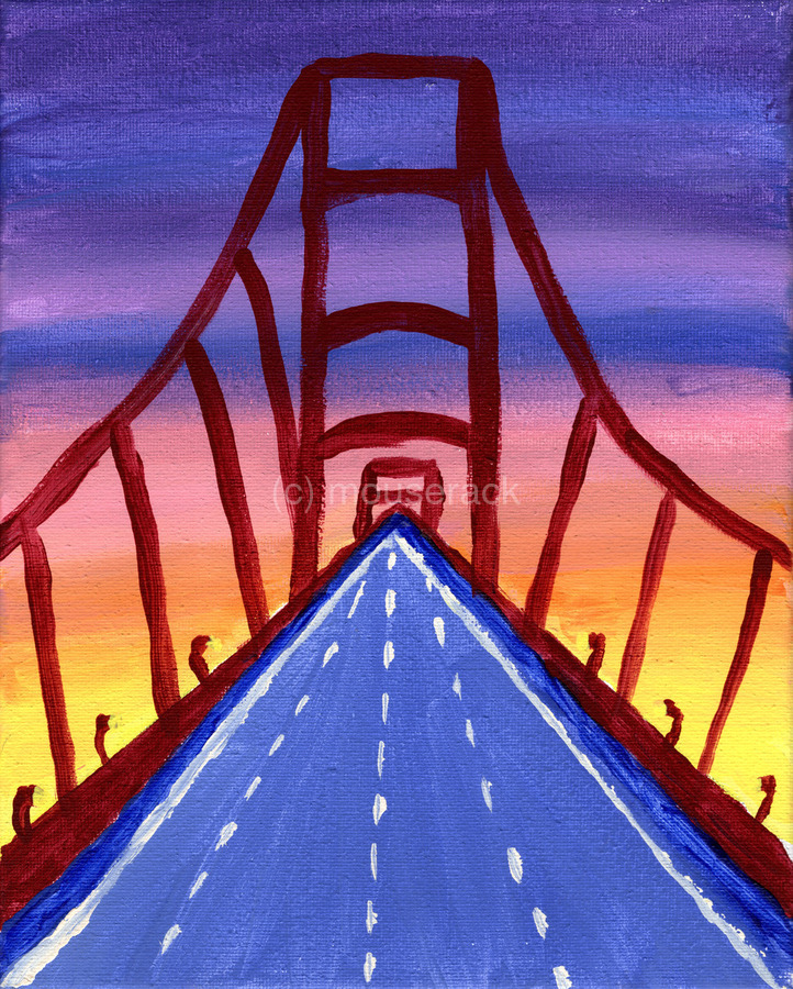 The Bridge by mouserack Wall Art