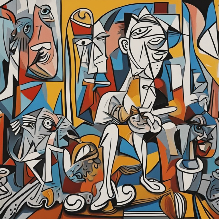 Doodle Illustration Highly Detailed 3D Modern art 8K High quality Pablo ...
