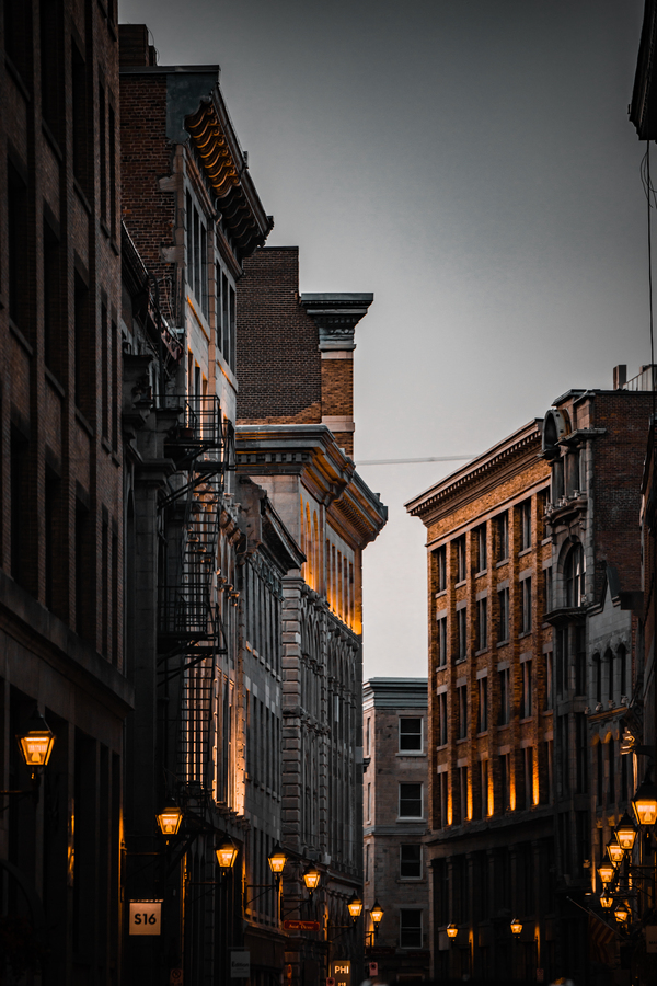 Montreal | rue Saint-Paul by Jonathan Boucher Syrie Wall Art