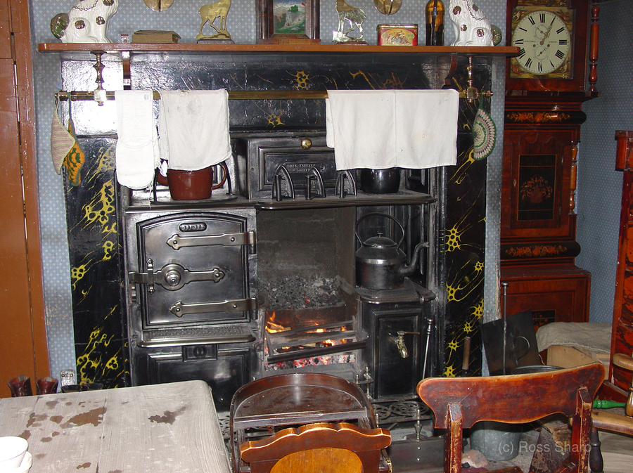 Cast iron grate Beamish Open Air Museum by Ross Sharp Wall Art
