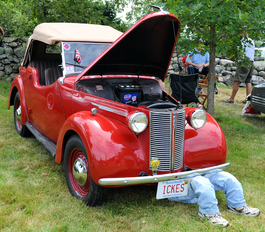 Rare 1941 Austin 8 Tourer Codman Estate by Ross Sharp Wall Art