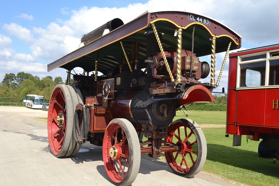 Charles Burrell & Sons Road Locomotive by Ross Sharp Wall Art