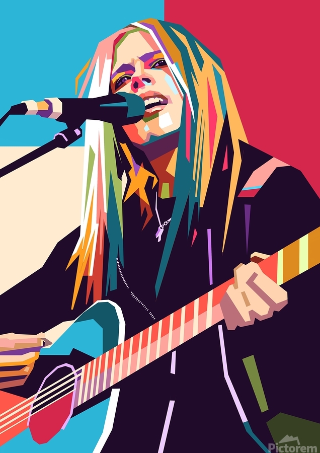 Avril Lavigne art by Hantamrata Wall Art