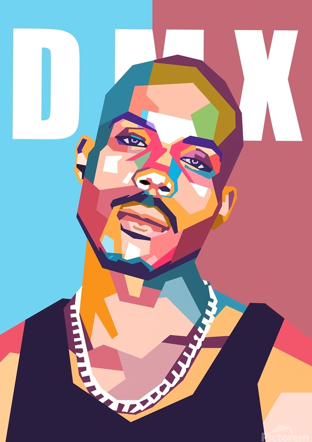 DMX hip hop art by Hantamrata Wall Art