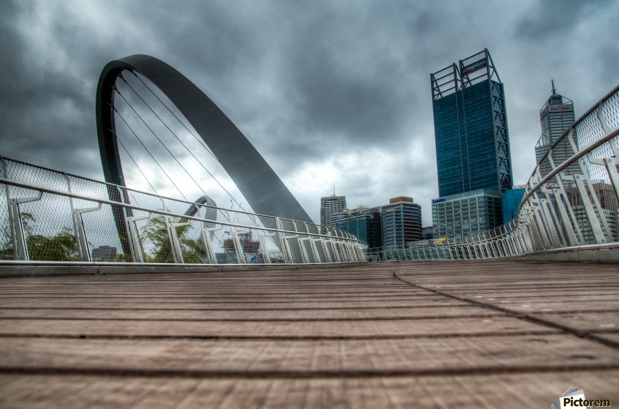 Slanted Arches by DLPSquared Wall Art