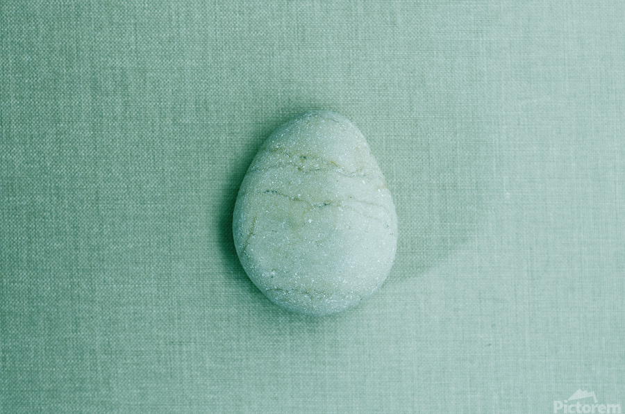 Sea pebble stone background by victimewalker Wall Art