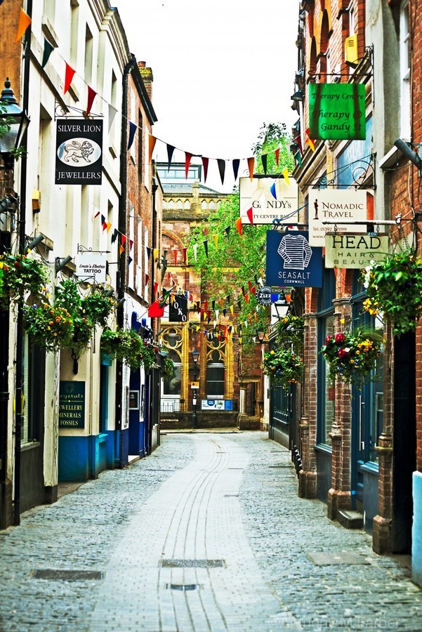 The Famous Gandy Street by Anthony M Farber Wall Art