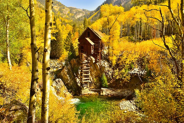 Old Crystal Mill 1 by Jay Vooge Wall Art