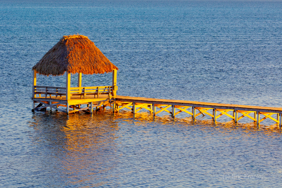 San Pedro Ambergris Caye Belize. by Eric Franks Wall Art