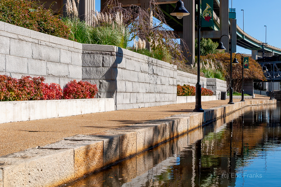 Canal Walk by Eric Franks Wall Art