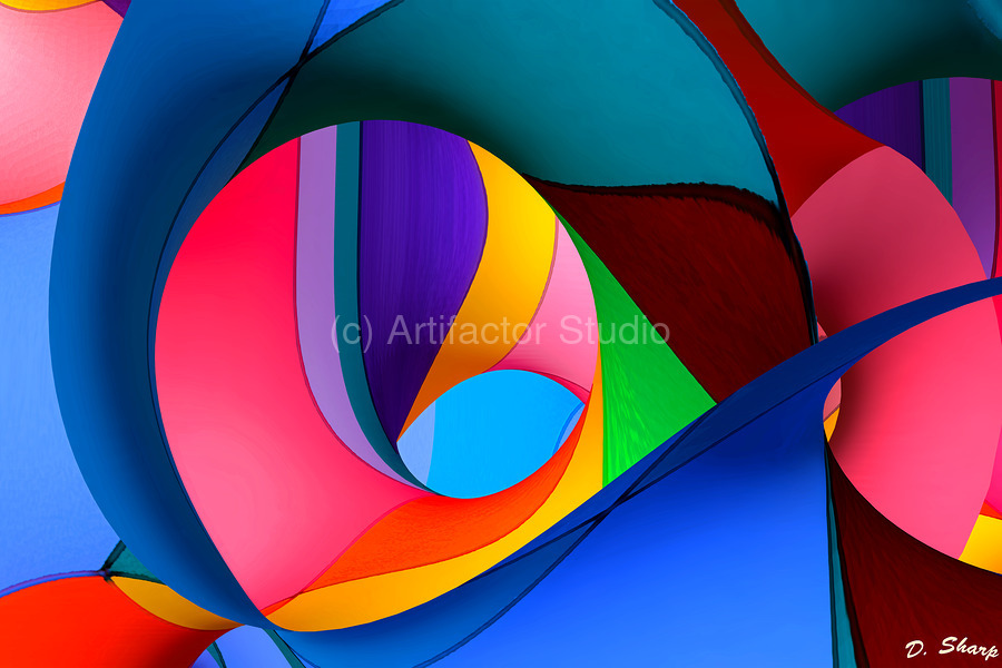 Aperture Landscape by Artifactor Studio Wall Art