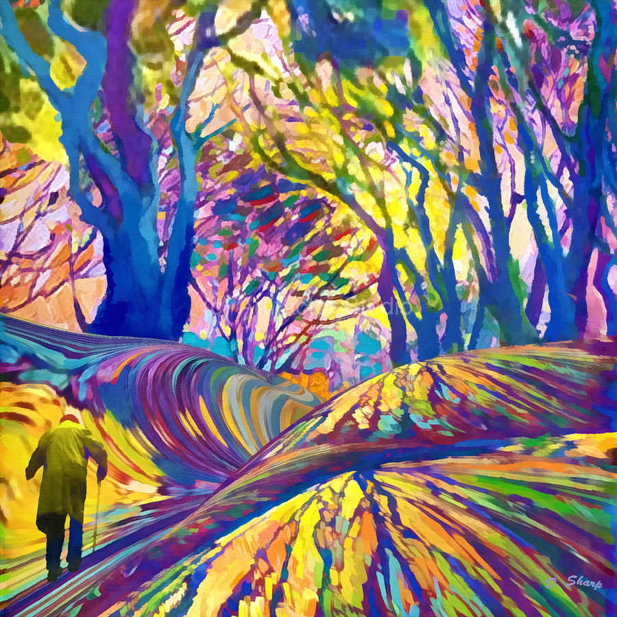 Sunset Walk by Artifactor Studio Wall Art