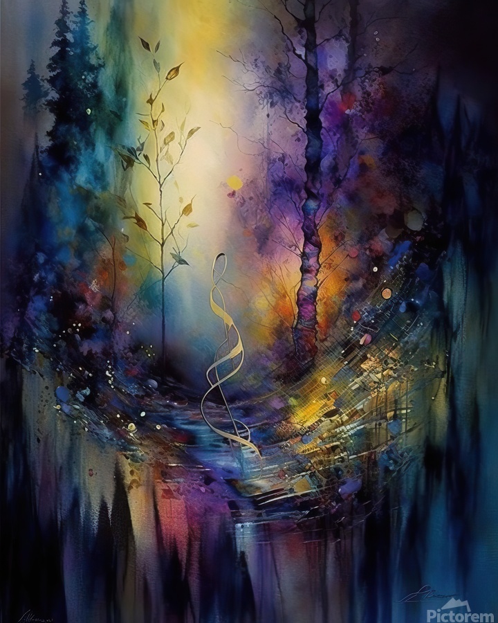 DarkWoods by The Crystal Dahlia Wall Art